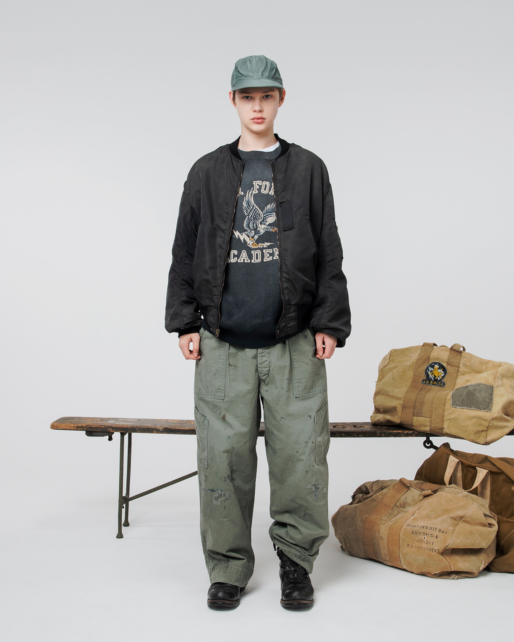 〈BOW WOW〉REPAIRED USAF MECHANIC PANTS｜UP NORTH ONLINE STORE