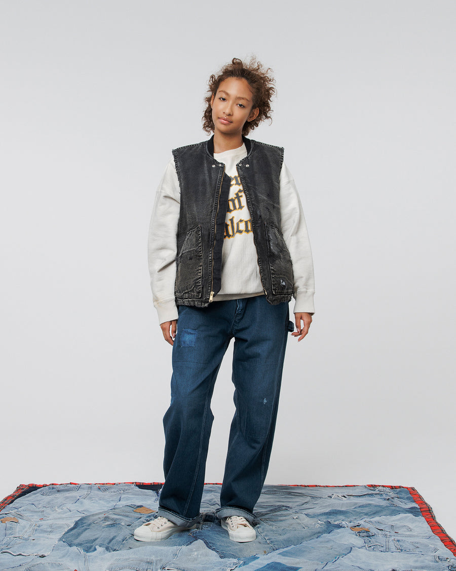 〈BOW WOW〉UNIV. MACLAREN LETTERING SWEATSHIRT AGED｜UP NORTH ONLINE STORE