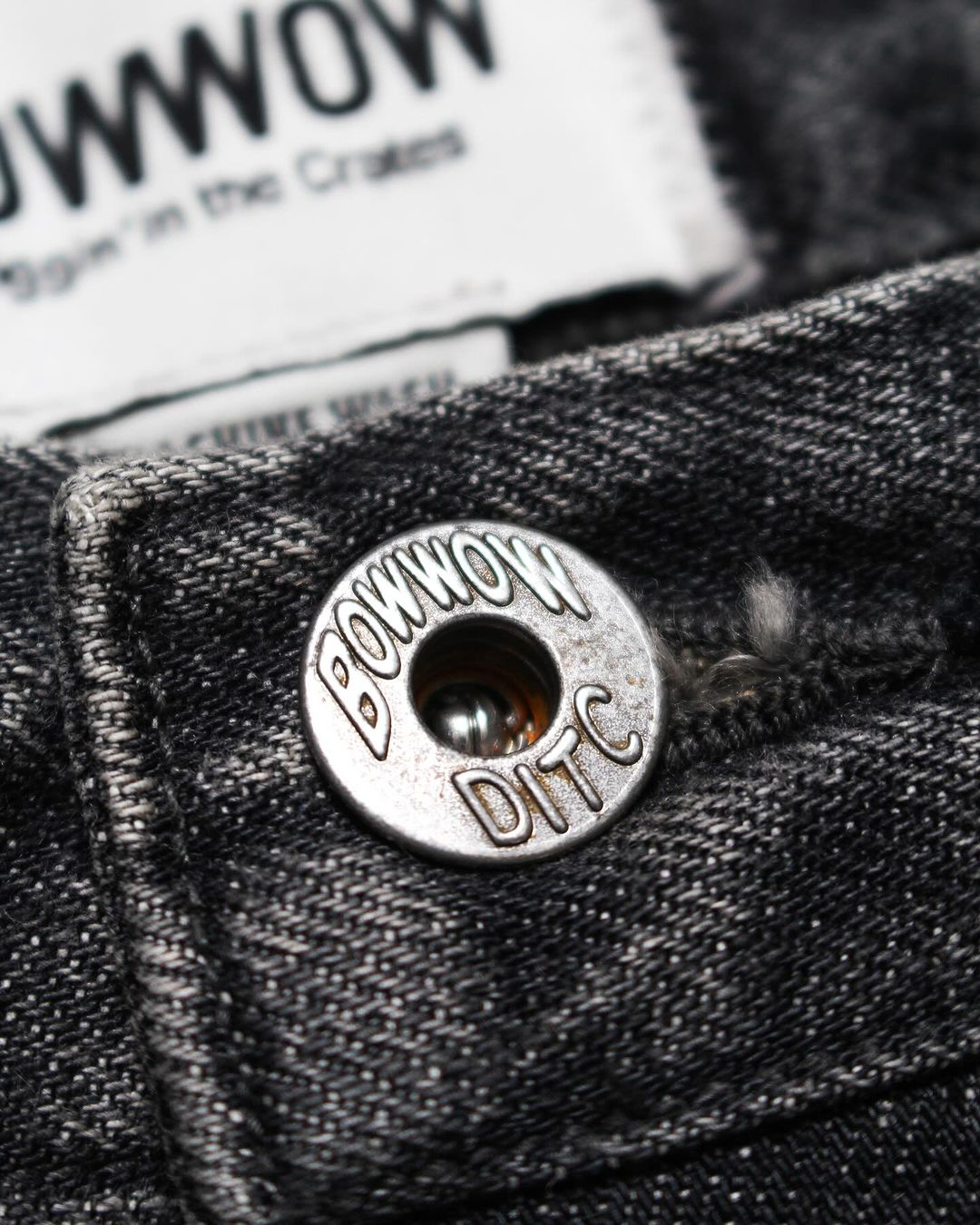 〈BOW WOW〉30S BLACK DENIM PANTS REPAIRED｜UP NORTH ONLINE STORE